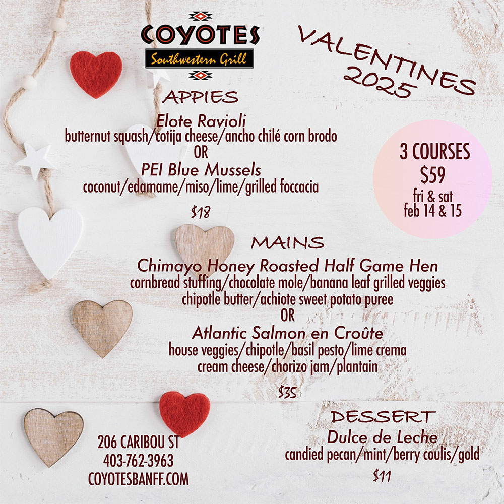 Food & Drink Specials in Banff by Taxi Mike!